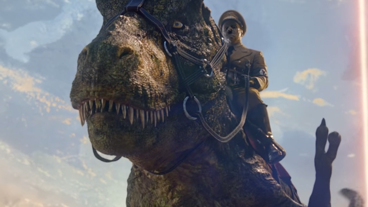 Wait Wut Hitler Op Een T Rex In De Trailer Voor Iron Sky 2 Nitch